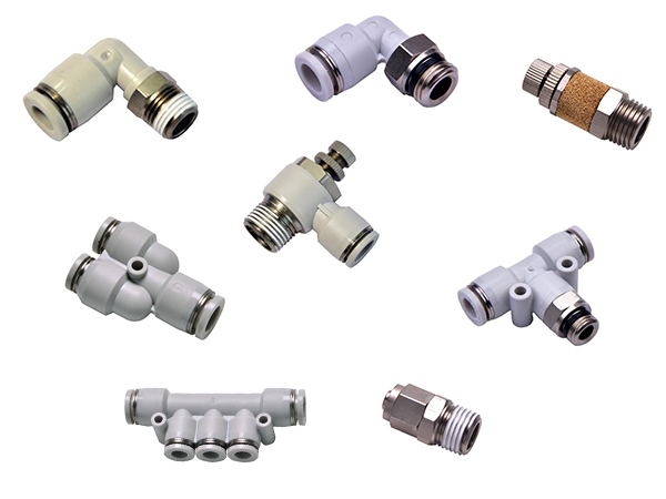 Regolatore di flusso,reg. flusso entrata, inox, serie PSL, colore Nero, filett. 1/8", diam. tubo ...